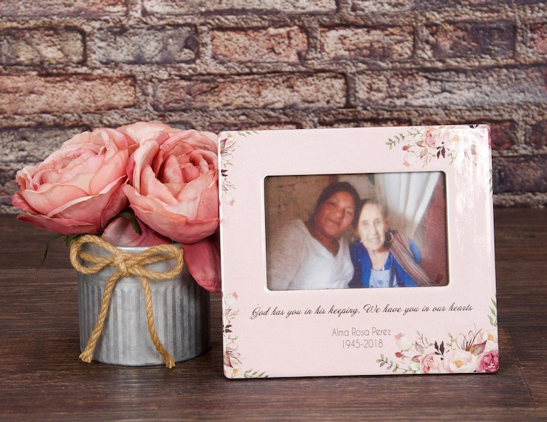 Personalized Photo Frame Made With Porcilaine Material for Deceased ...