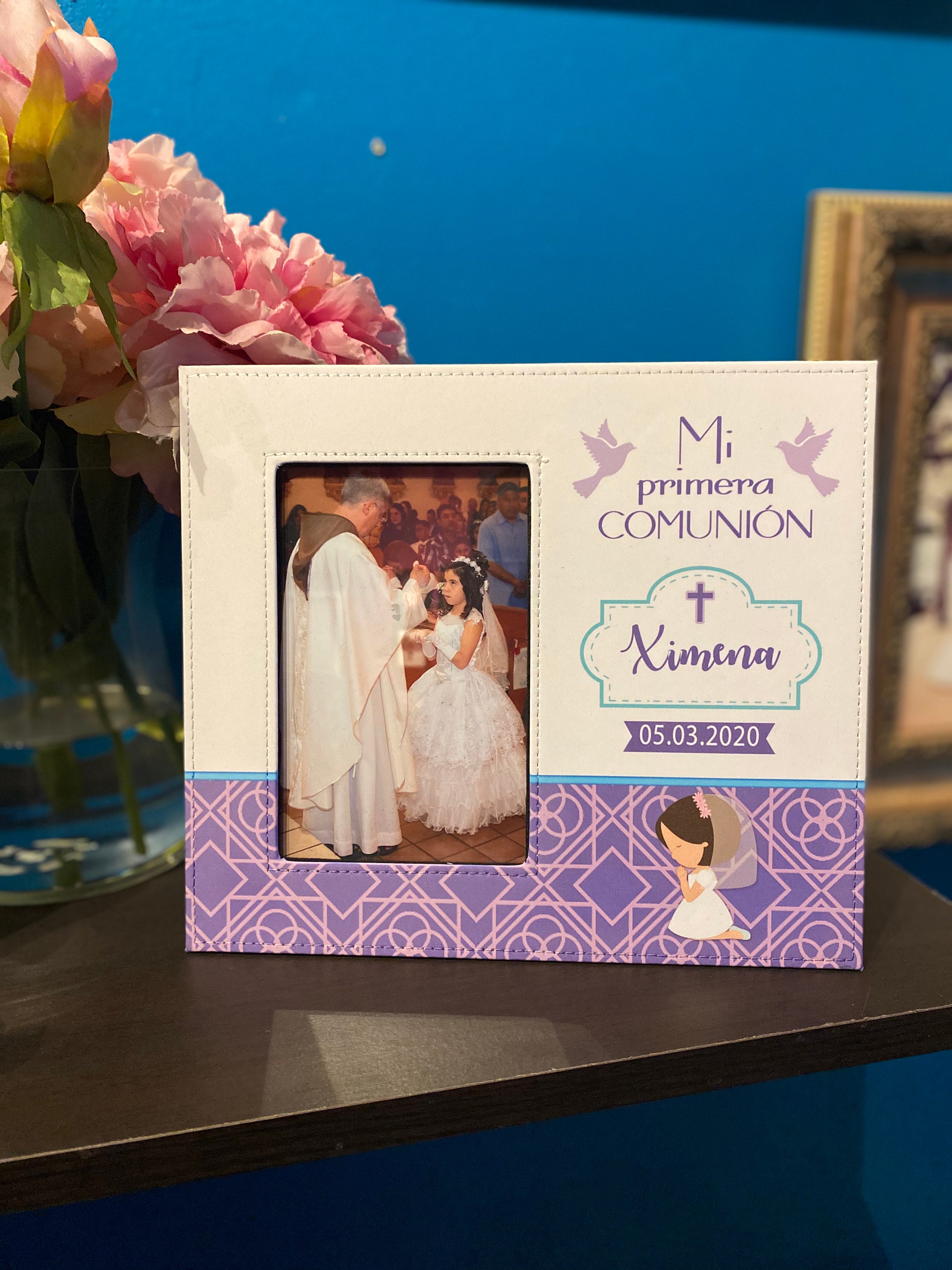 Custom Memory Frame for First Communion, Recuerdos De Primera Comunión ...