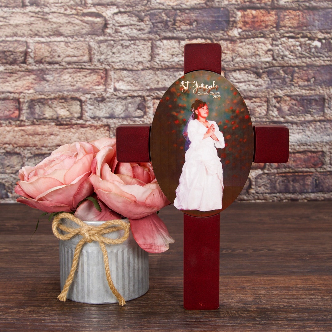 First Holy Communion Wooden Cross / Cruz De Primera Comunión De Madera ...