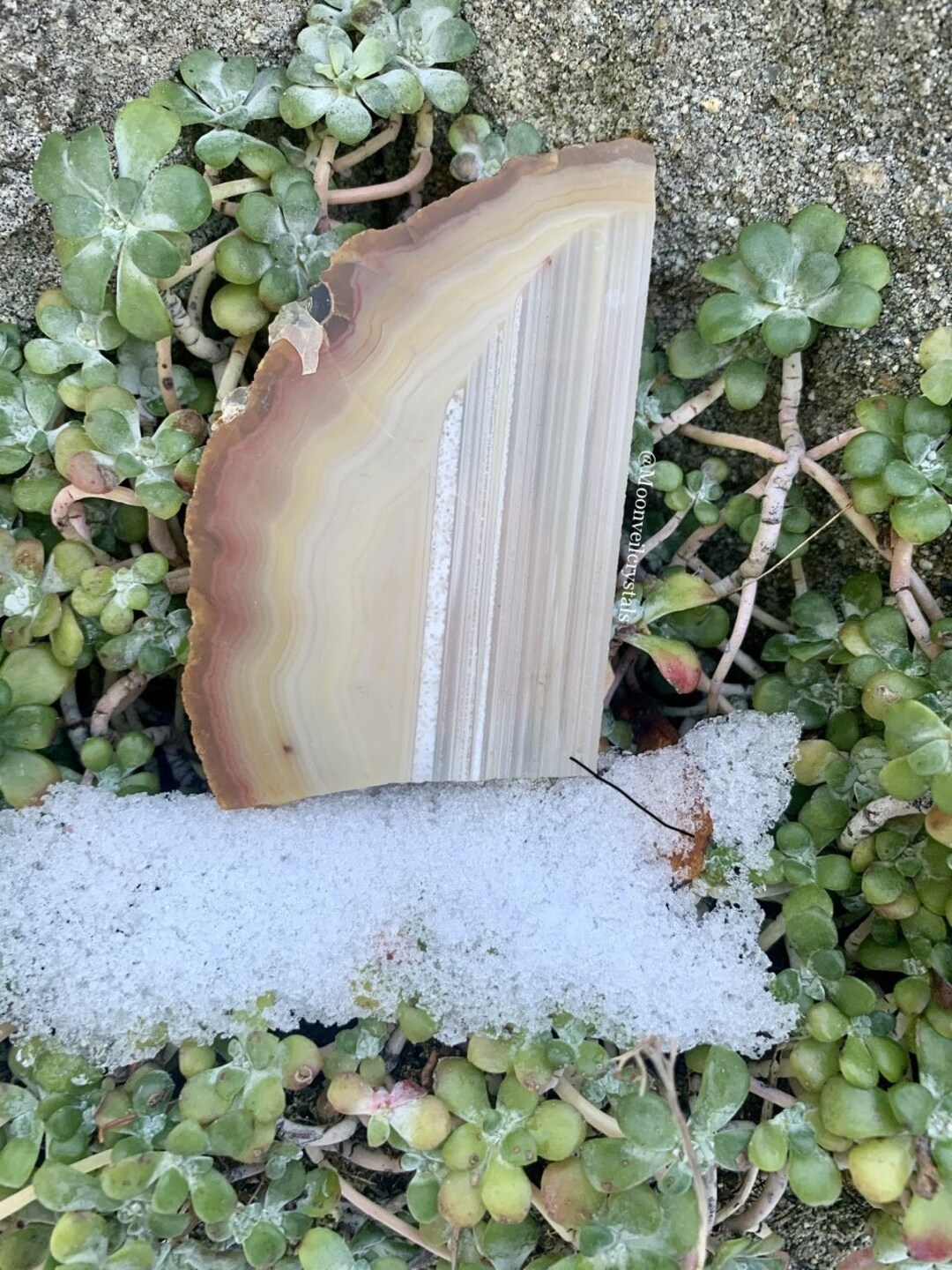 Brazilian Piranha Banded Agate Crystal Slab - Etsy Hong Kong