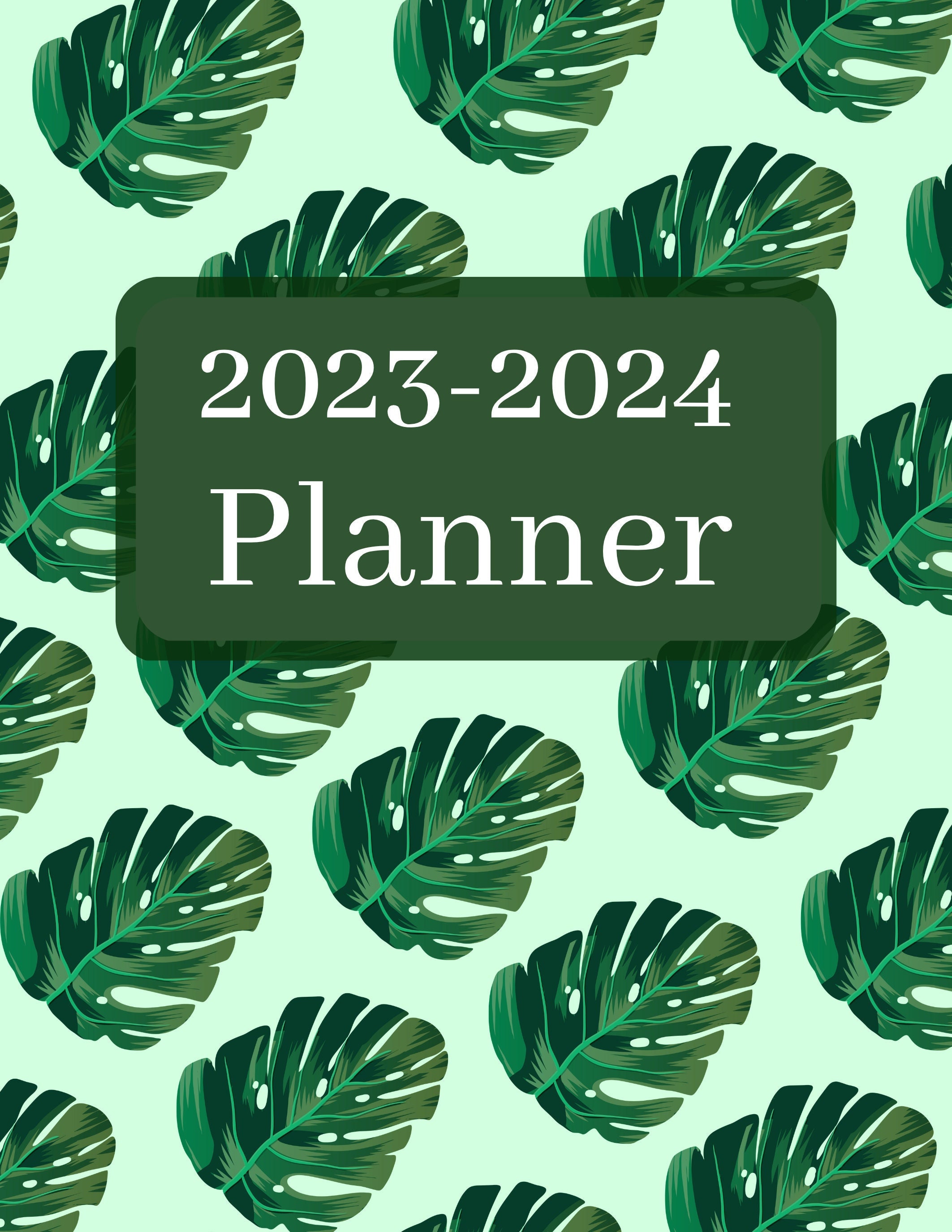 2023-2024 PDF Standard Planner | Weekly Notes | Monthly Calender ...