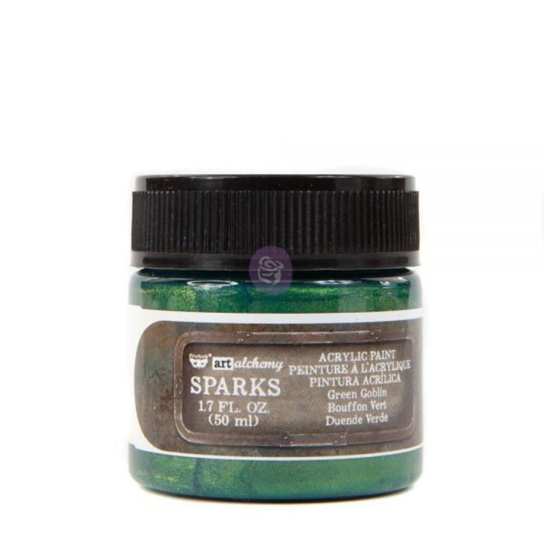 Green Goblin Metallic Sparks Paint Metallic Acrylic Paint by - Etsy