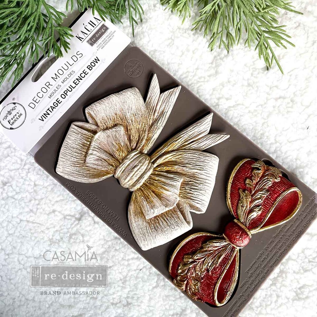 Vintage Opulence Bow Silicone Mould Same Day Shipping Redesign With ...