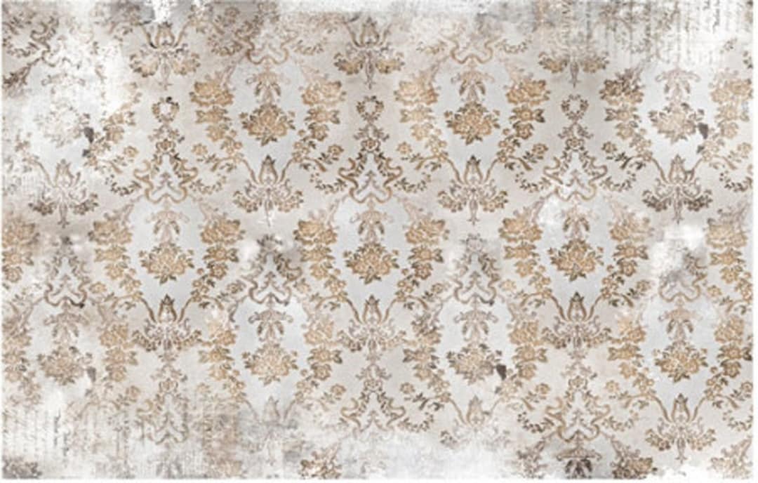 Washed Damask Decoupage Tissue Paper 1 Sheet Redesign Prima Same Day ...