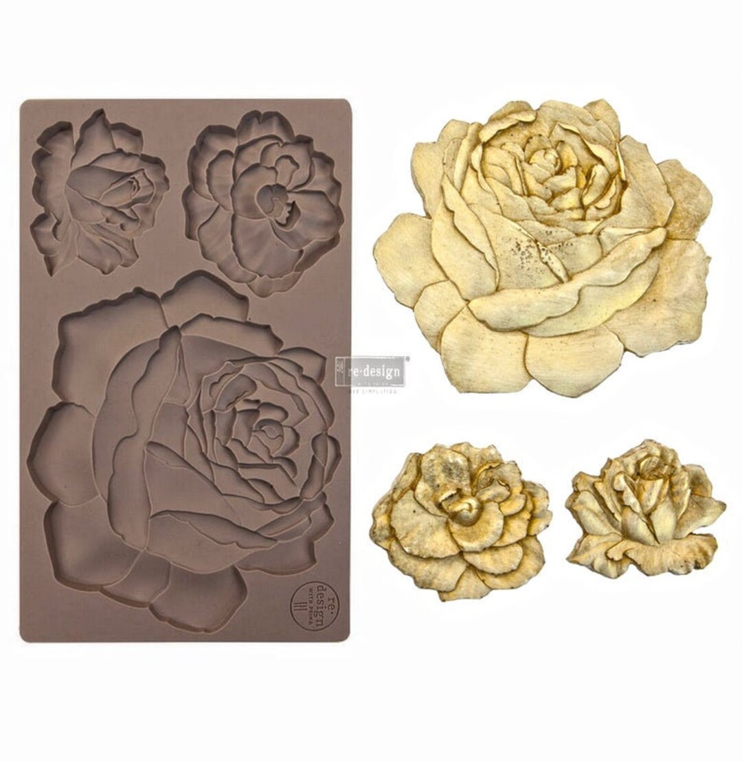 Etruscan Rose Redesign With Prima Decor Mould Same Day Shipping ...