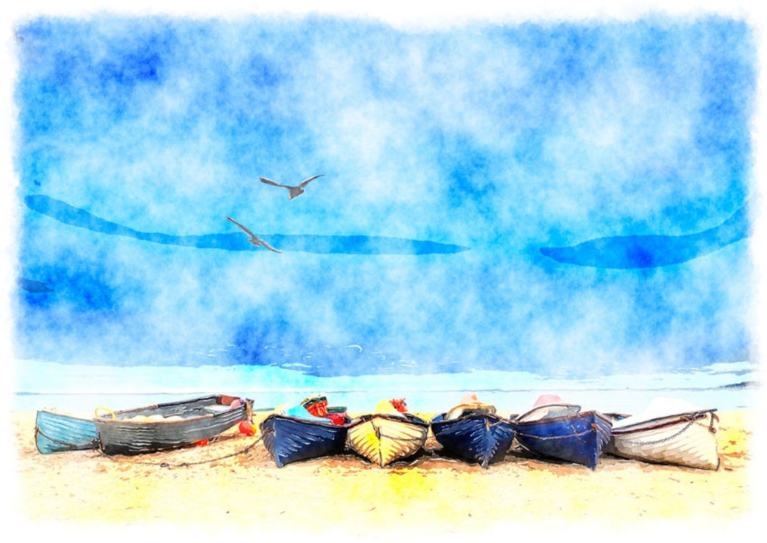 Coastal Blue Decoupage Paper Same Day Shipping Mint by Michelle ...