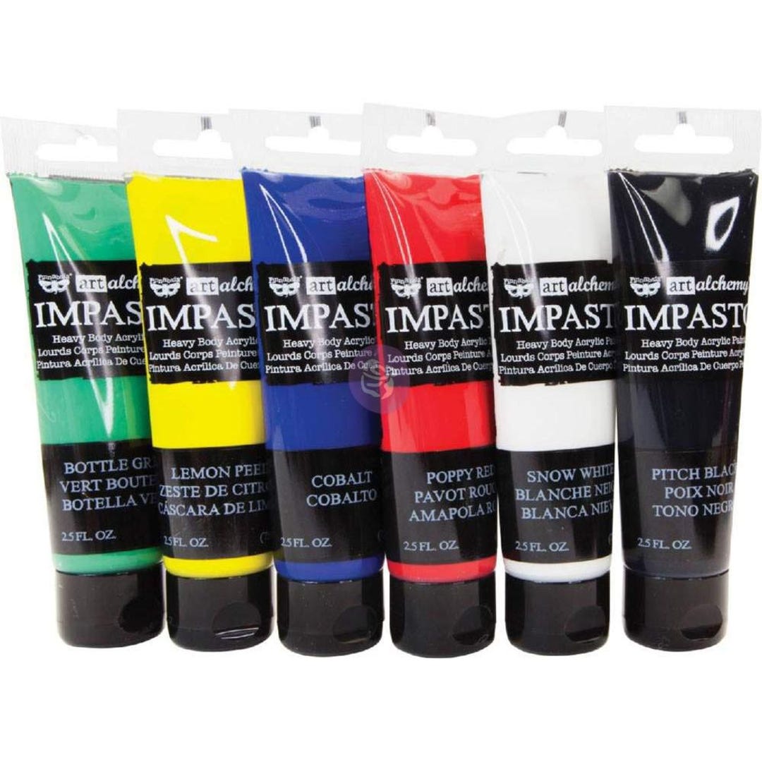 Impasto Paint 6 Tube Set Same Day Shipping Art Alchemy Finnabair ...