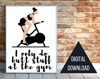 Funny Exercise Wall Art - Etsy