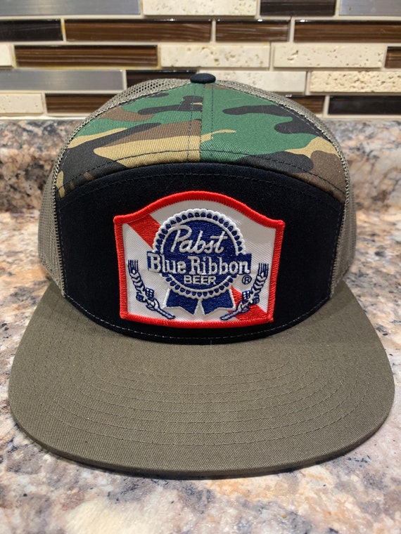 Richardson 168 7 Panel Flatbill PBR Patch Hat - Etsy