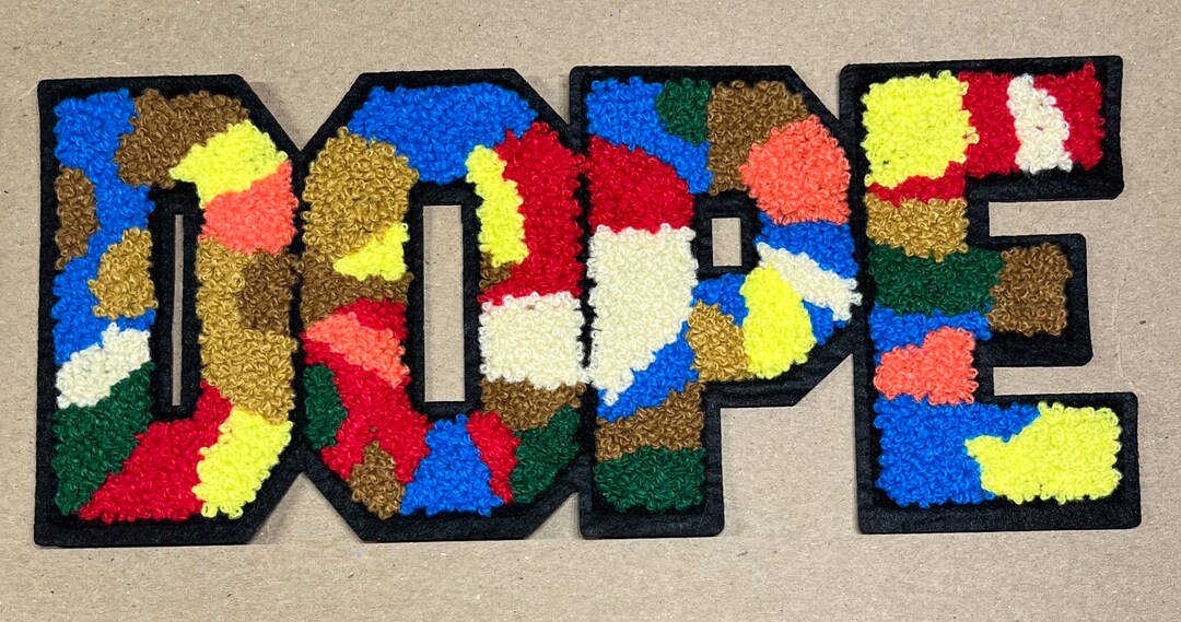 Dope Chenille Patch - Etsy