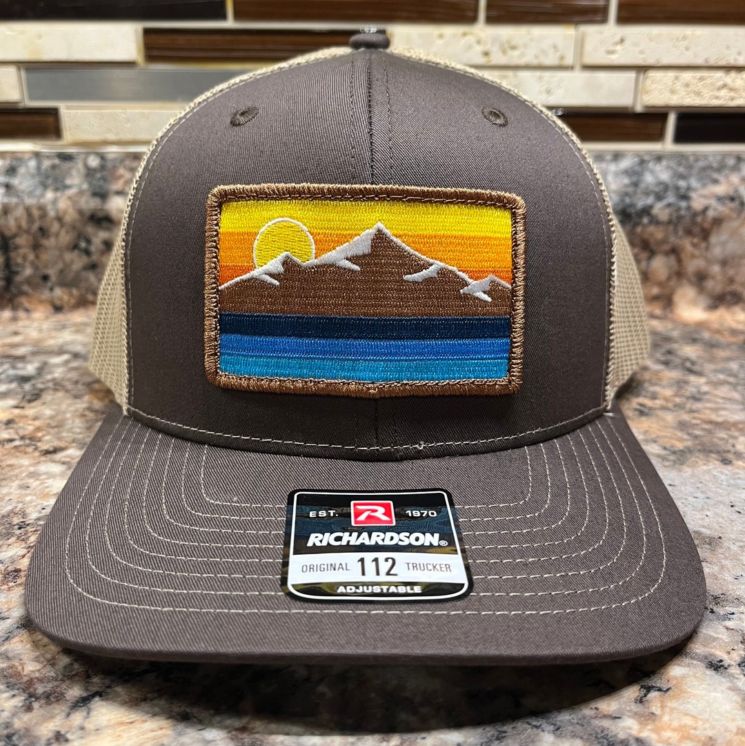 Richardson 112 Mountain Sunset Patch Hat - Etsy