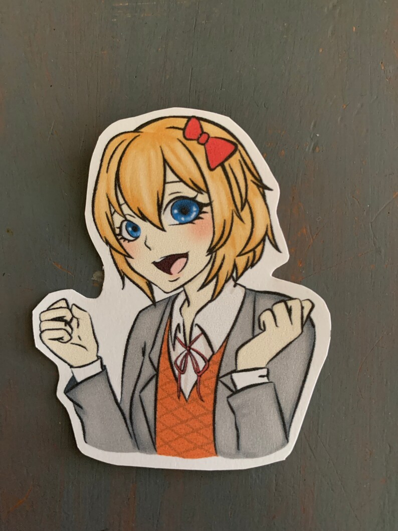 Doki Doki Literature Club Paper Sticker - Etsy UK