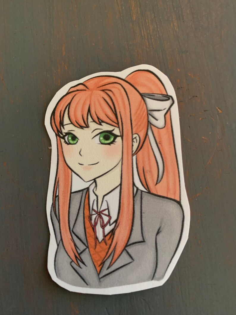 Doki Doki Literature Club Paper Sticker - Etsy UK