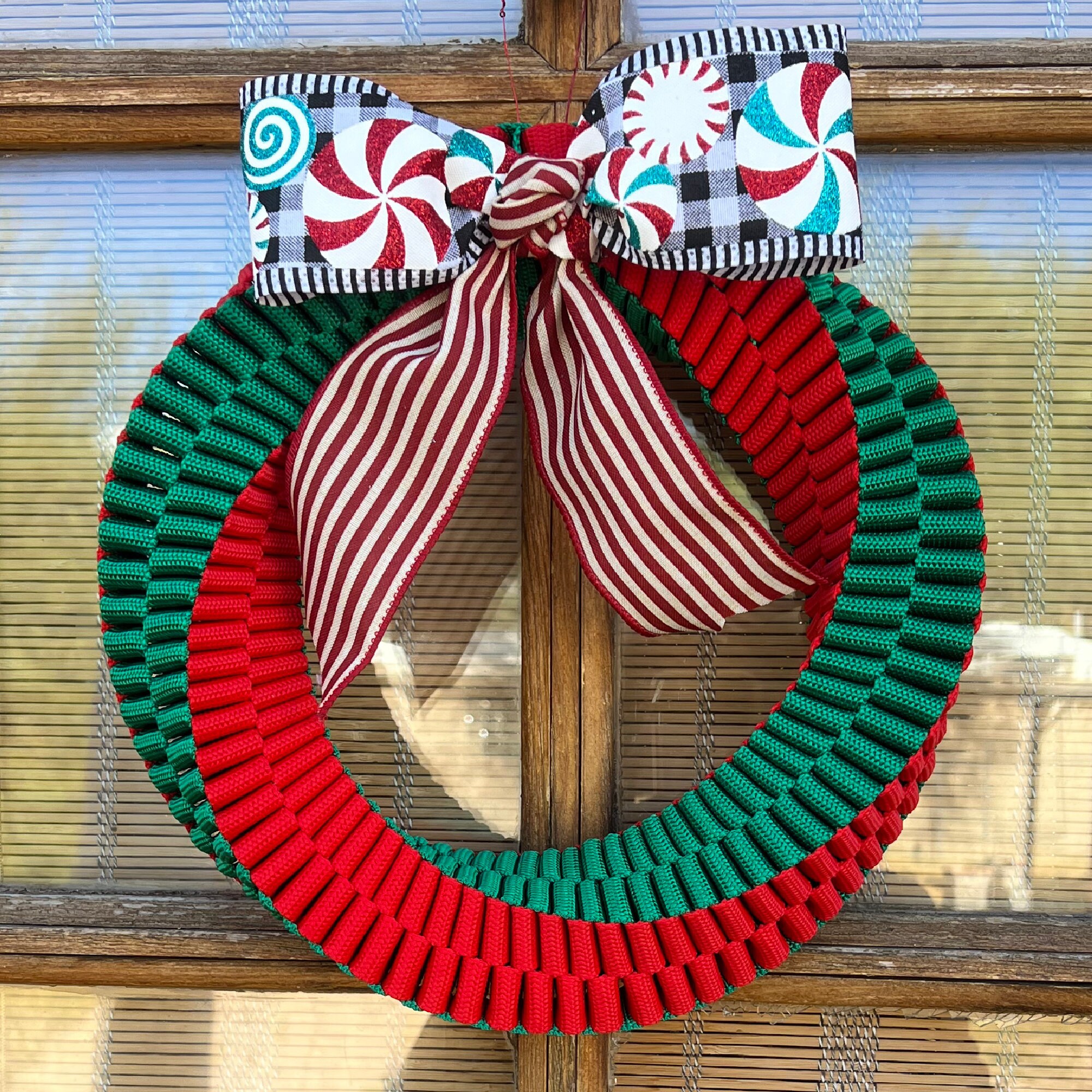 Christmas Twisted Wreath - Etsy