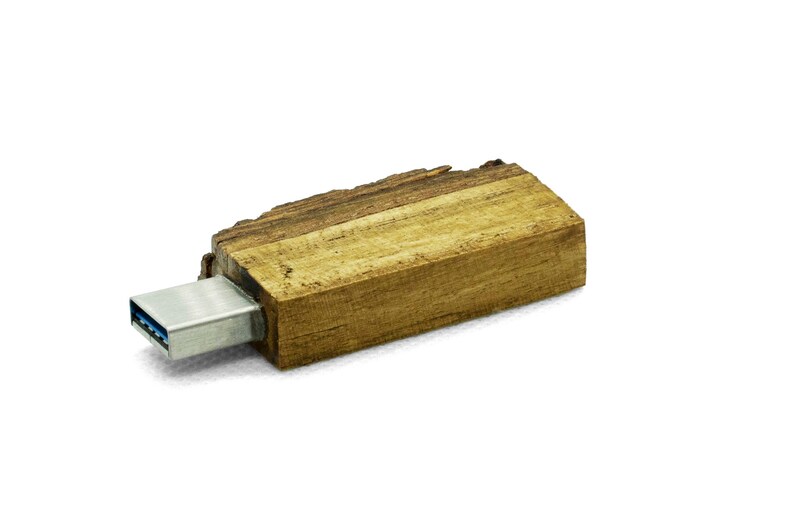Walnut Wood Bark USB Flash Drive: Live Edge Memory Stick - Etsy