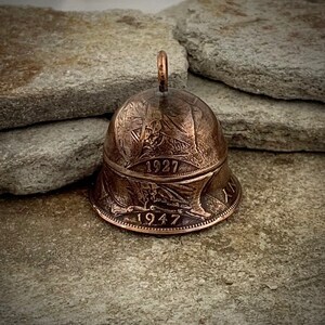 Coin Jewellery, Vintage British Penny Bell. Gremlin, Guardian Bell - Etsy