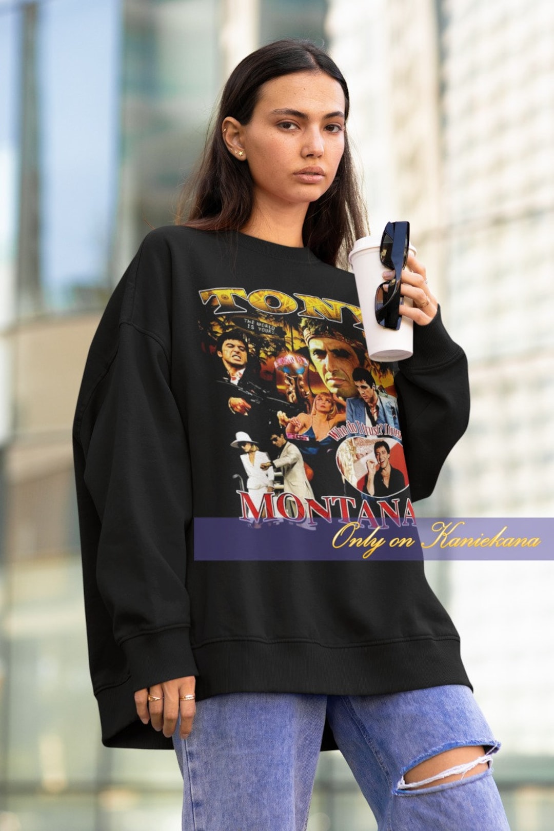 Tony Montana Scarface Sweater - Etsy