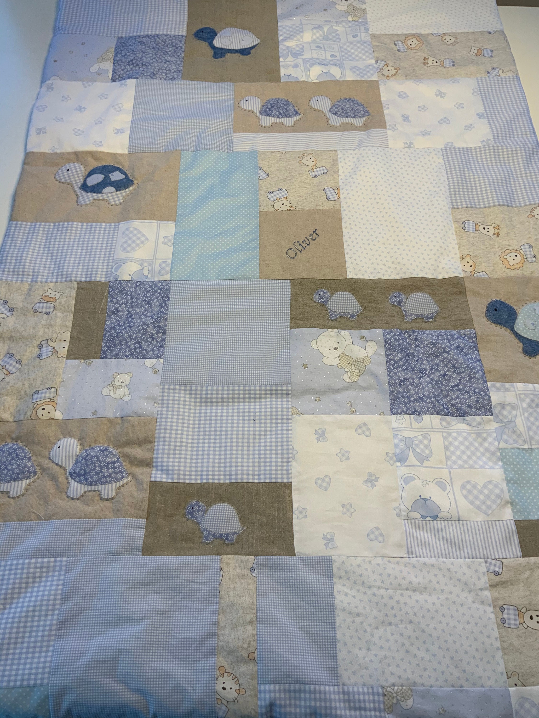 Copertina neonato patchwork lettino | Etsy