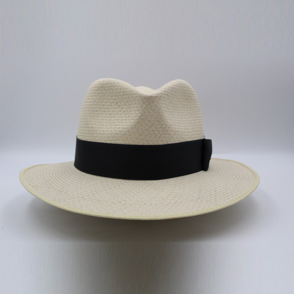 Mens Straw Hat Fedora Hat for Men Wide Fedora Hat Mens - Etsy