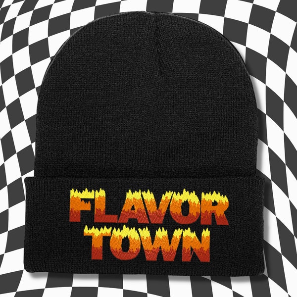 Embroidered Flame Hat - Etsy