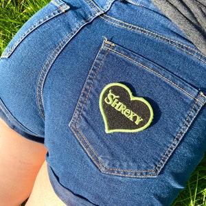 Shrexy Embroidered Iron-on Felt Heart Shrek Meme Patch - Etsy