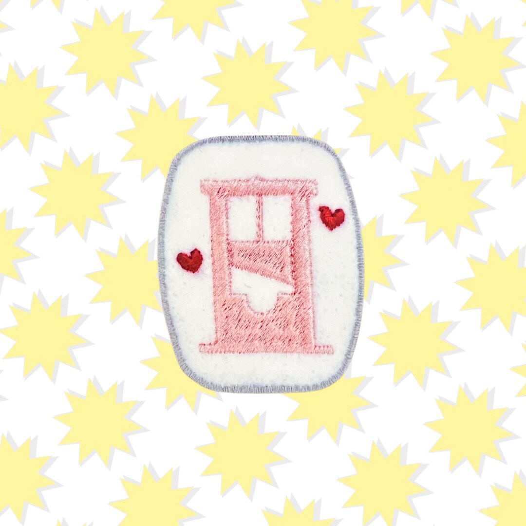 Guillotine 2.5 Vinyl Embroidery Sticker - Etsy