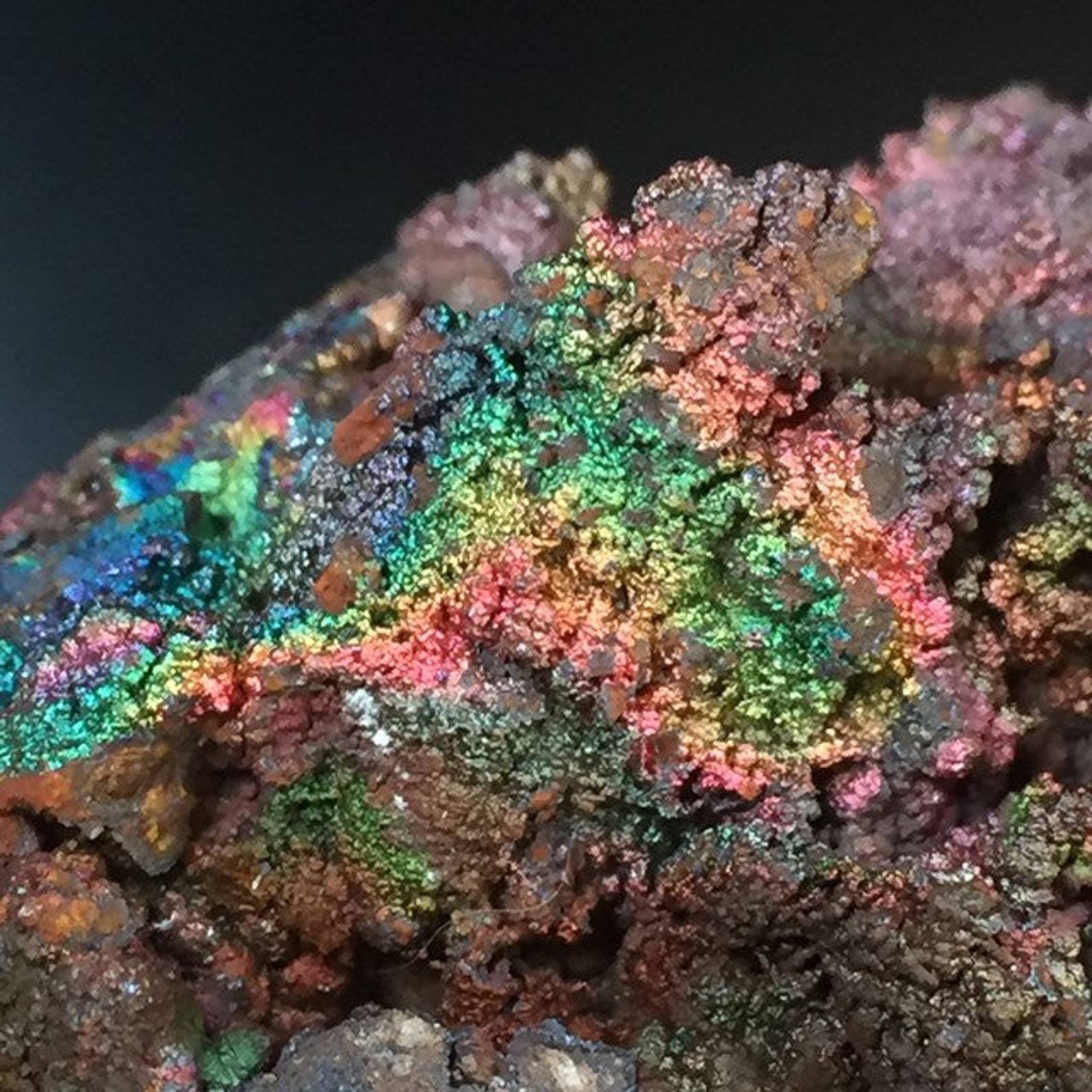 Turgite iridescent hematite goethite rainbow stone lucky | Etsy