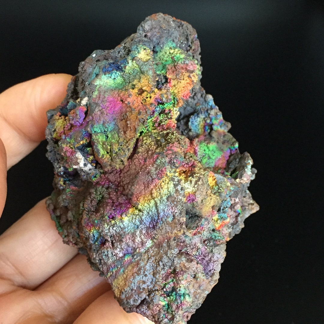 Turgite Iridescent Hematite Goethite Rainbow Stone Lucky Amulet Gift ...
