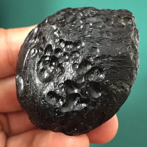 Tektite Natural Black Meteorite Thai Space Rock Rough Original - Etsy