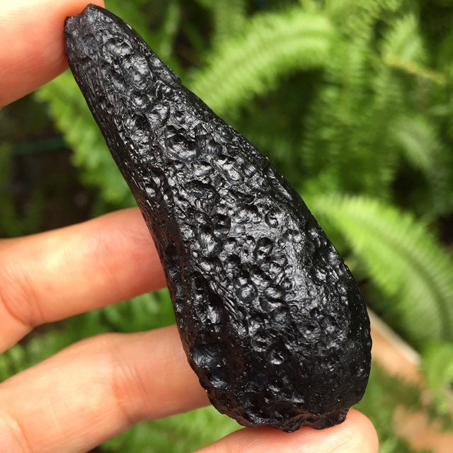 Tektite Natural Black Meteorite Thai Space Rock Rough Original | Etsy