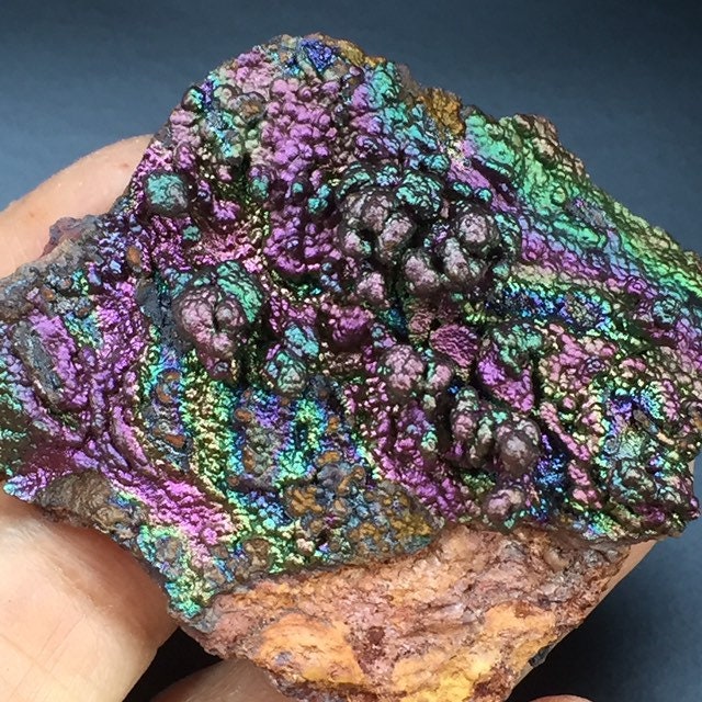 Turgite Iridescent Hematite Goethite Rainbow Stone Lucky - Etsy UK