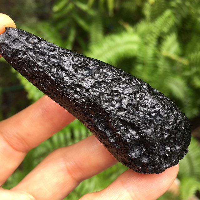 Tektite Natural Black Meteorite Thai Space Rock Rough Original | Etsy