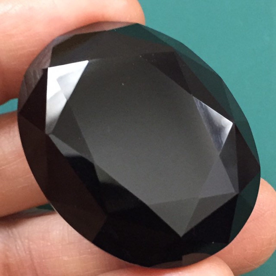 Tektite Faceted Natural Black Meteorite Impactite Thai Space Rock Rough ...