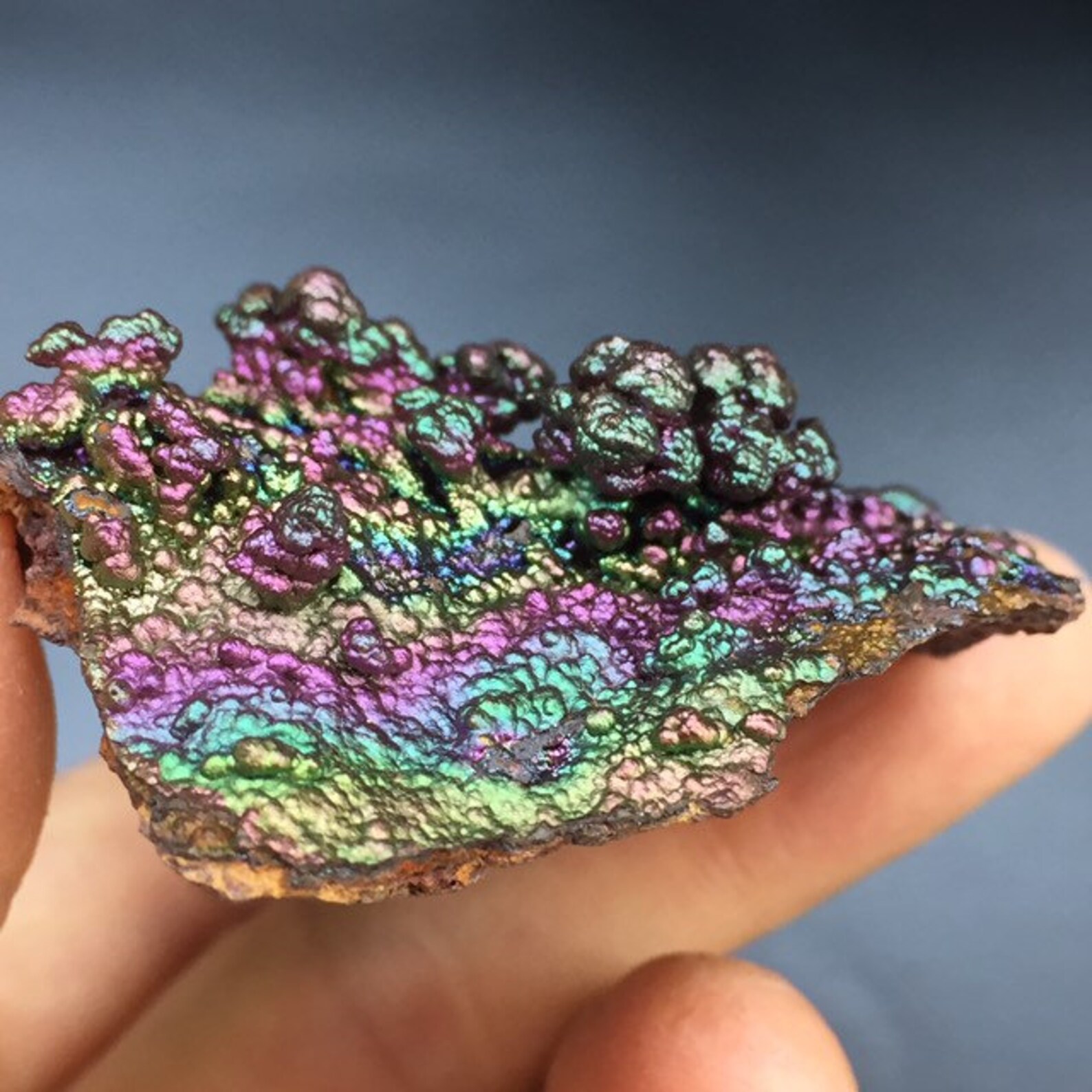 Turgite iridescent hematite goethite rainbow stone lucky | Etsy