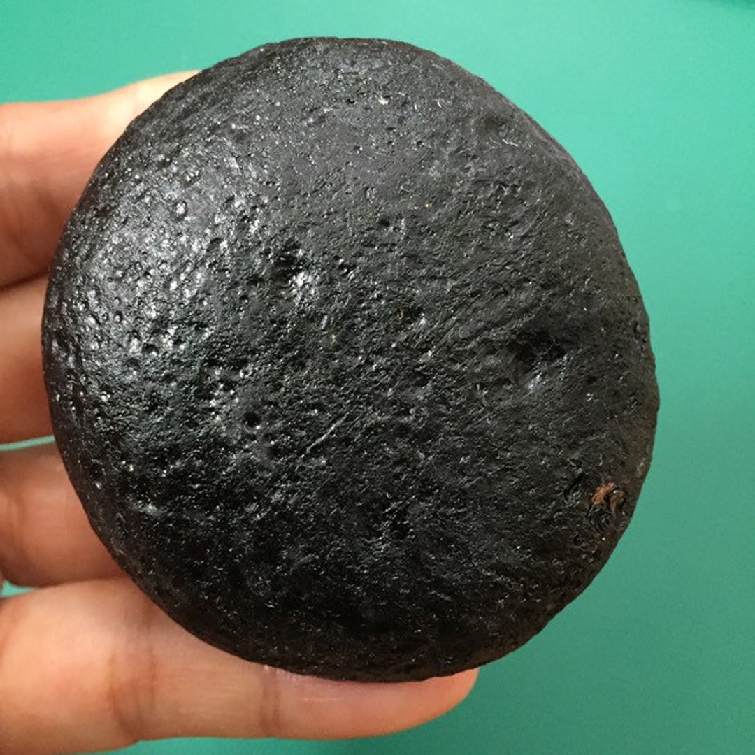 Tektite Natural Smooth Surface Black Meteorite Thai Space Rock Rough ...