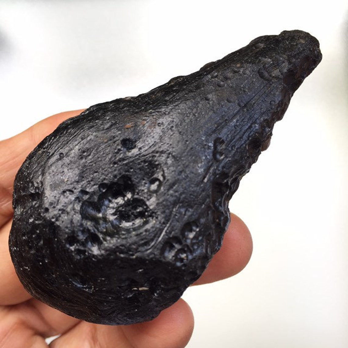 Tektite Natural Black Meteorite Thai Space Rock Rough Original - Etsy