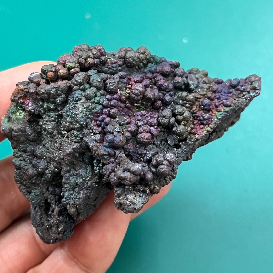 Turgite Iridescent Hematite Goethite Rainbow Stone Lucky Amulet Gift 85 ...