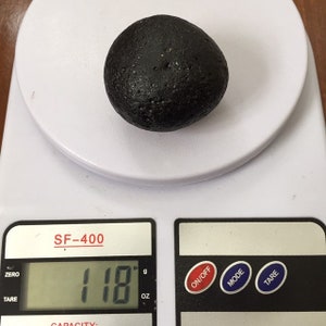 Tektite Natural Smooth Surface Black Meteorite Thai Space Rock Rough ...