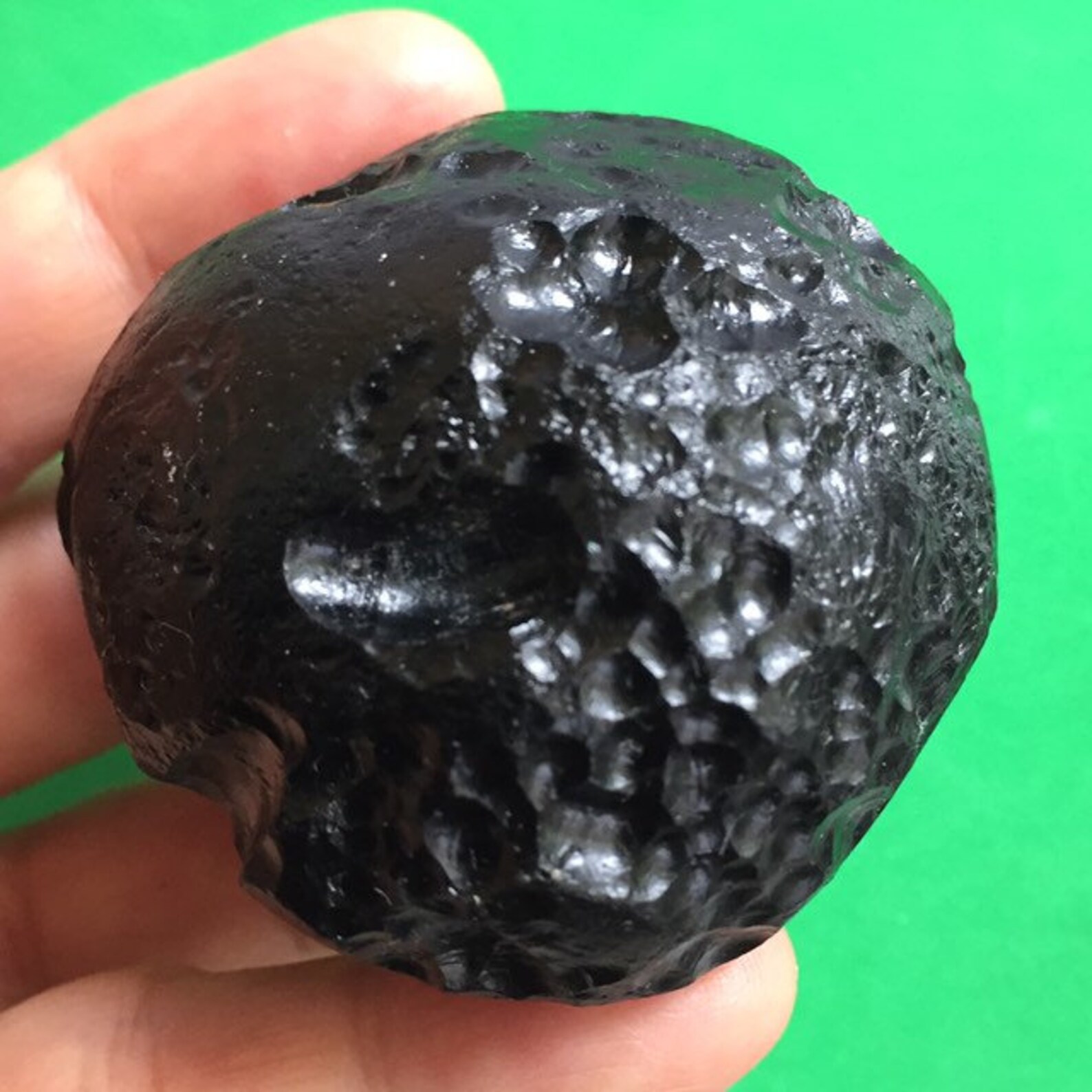 Tektite Natural Black Meteorite Thai Space Rock Rough Original - Etsy