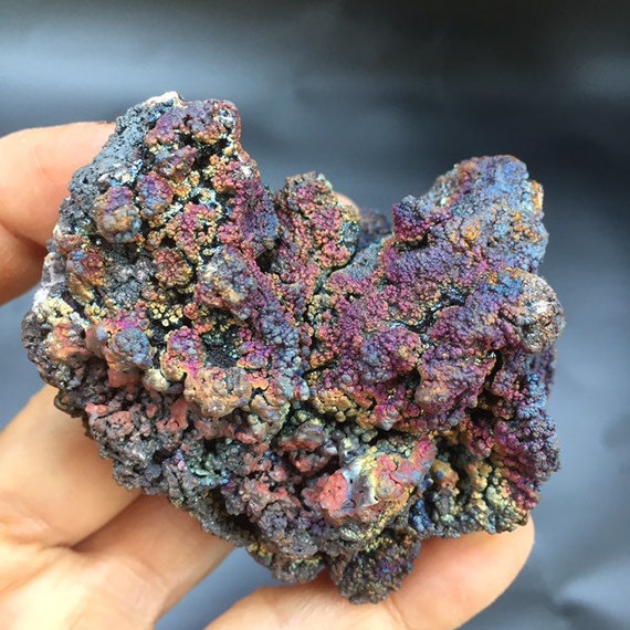 Turgite iridescent hematite goethite rainbow stone lucky | Etsy