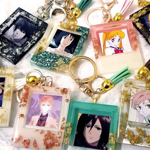 Anime Custom Keychain - Etsy