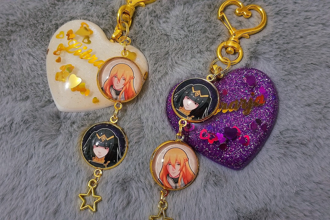 Anime Ship Charms, Custom Heart Charm, Handmade Gift Accessories, Anime ...