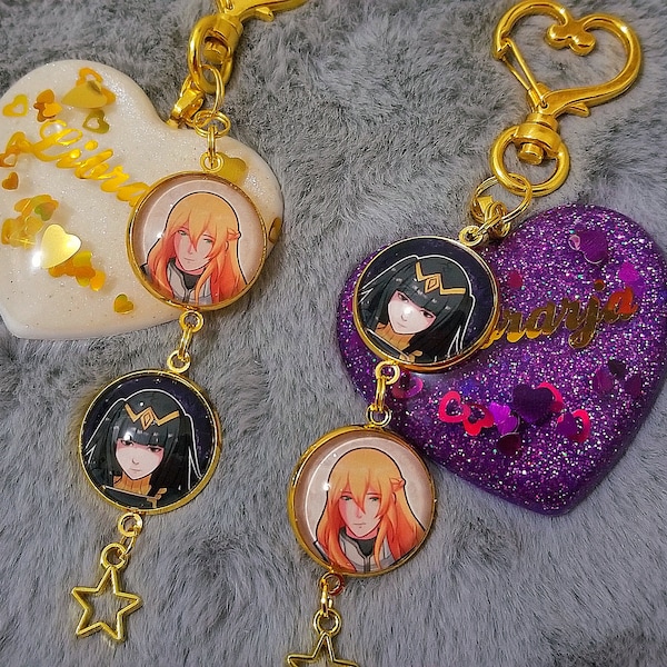 Handmade Custom Anime Keychain - Etsy