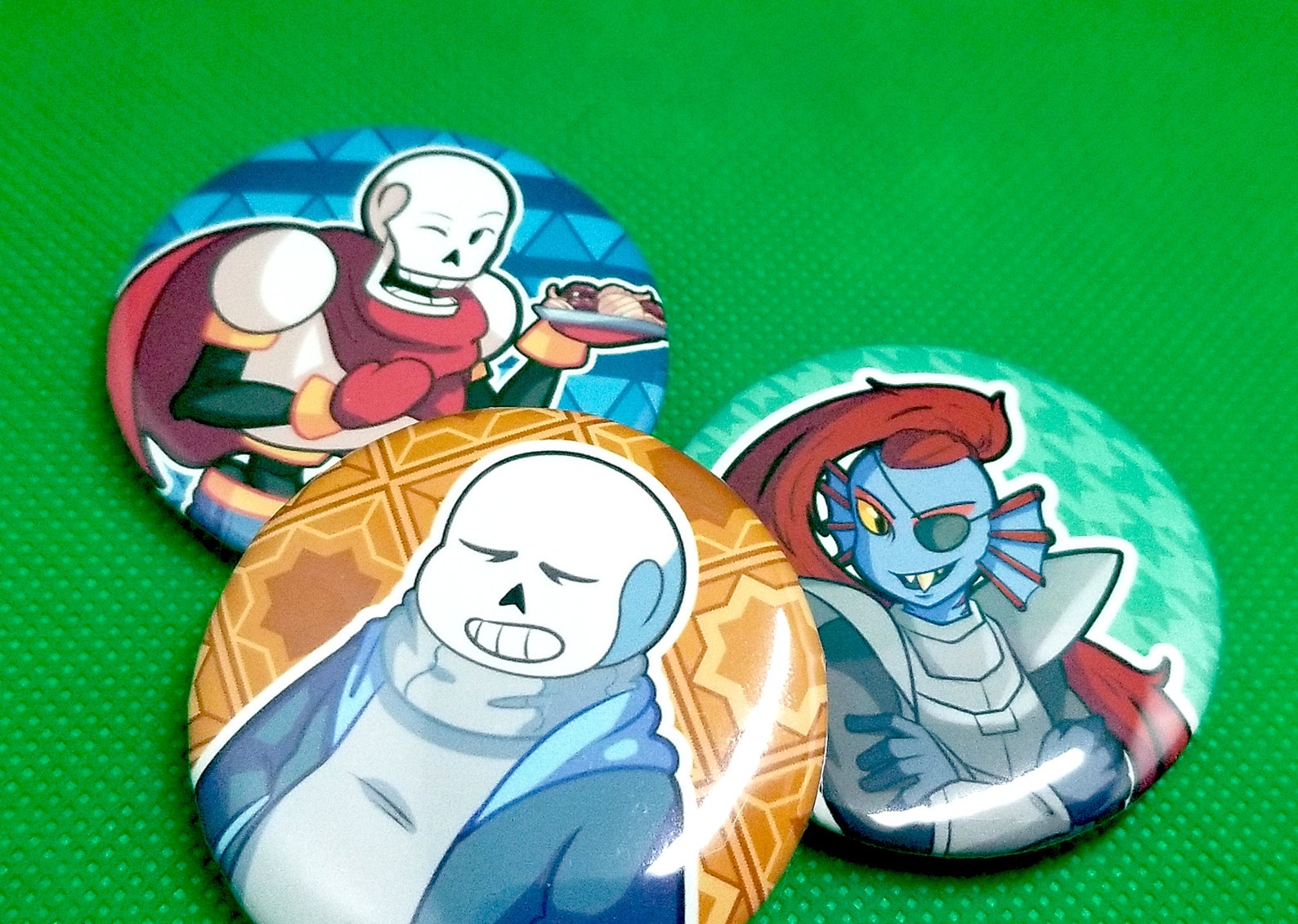 Undertale Pin Back Buttons 1.75 Inch Button 44mm Button | Etsy