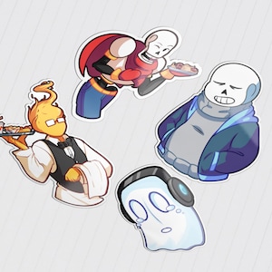 Undertale Vinyl Sticker Packs, Undertale Stickers, Die Cut Stickers - Etsy