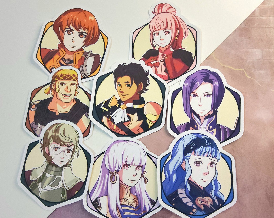 Golden Deer Vinyl Stickers, Fire Emblem Three Hopes Stickers, Time Skip ...