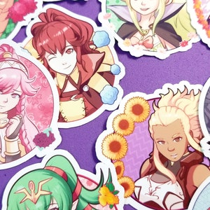 Fire Emblem Awakening Vinyl Stickers, First Gen Females, Fire Emblem ...