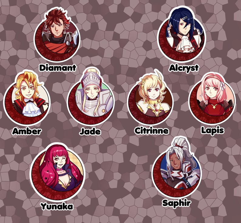Brodia Vinyl Stickers Fire Emblem Engage Stickers Die Cut - Etsy