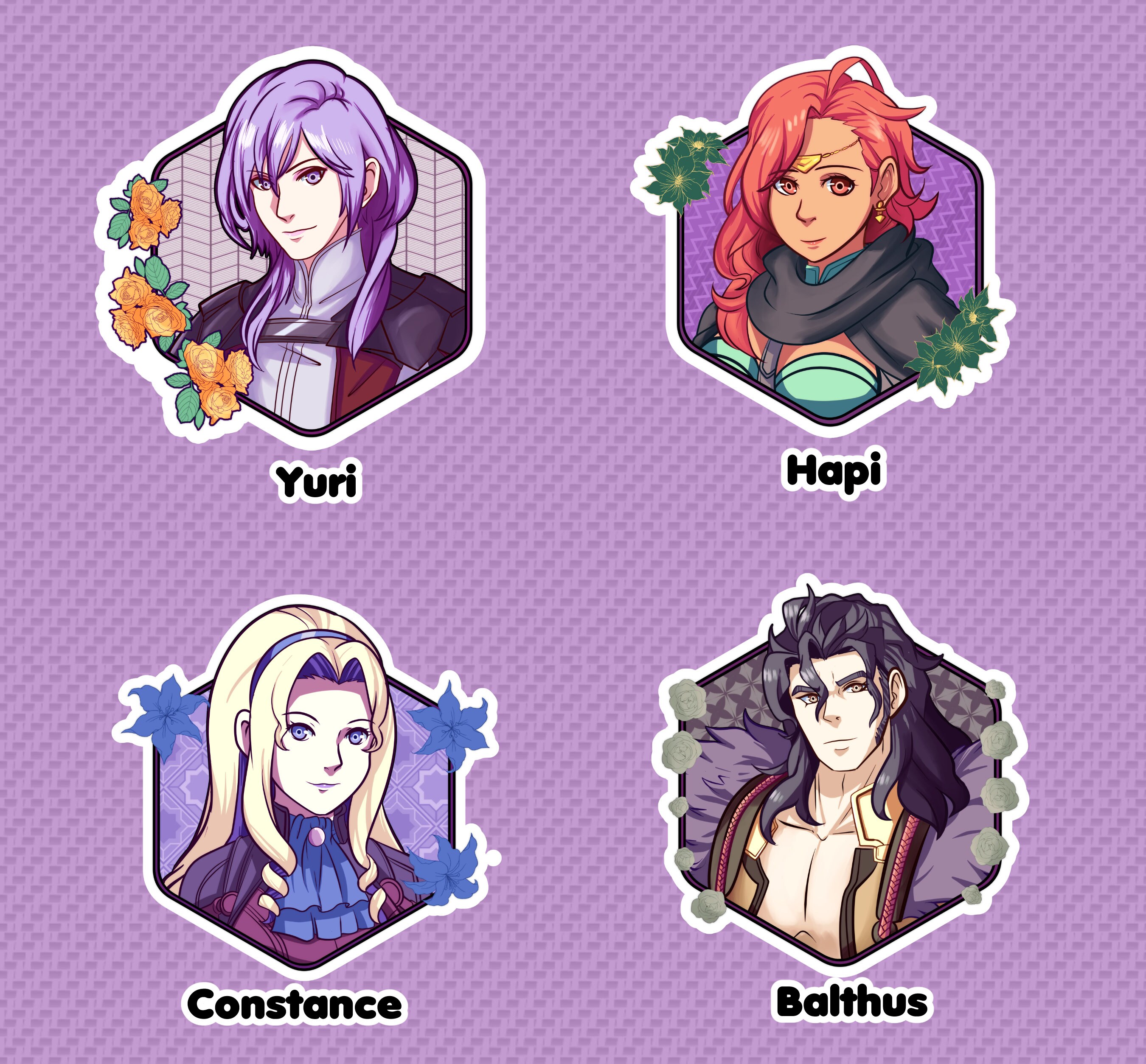Ashen Wolves Vinyl Stickers, Fire Emblem Three Houses Stickers, War ...