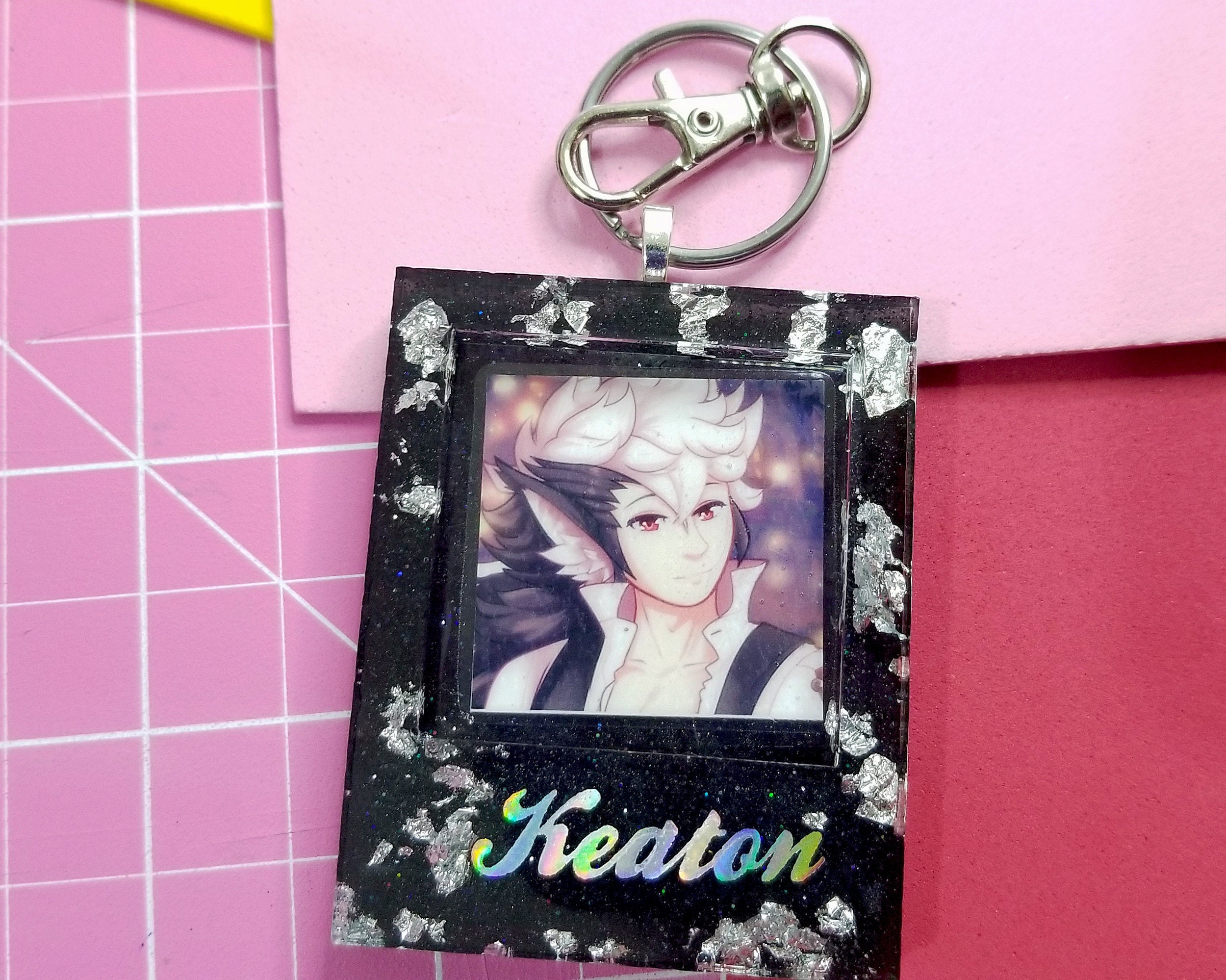 Keaton Resin photo keychain Fire emblem Fates Key chain Fire | Etsy